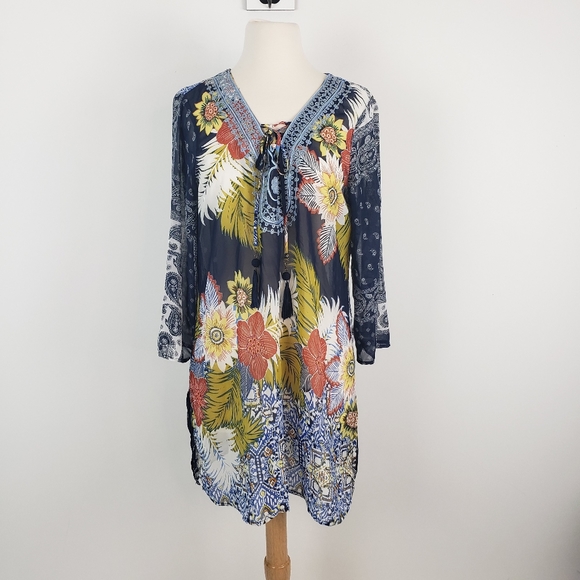 Melissa Paige | Tops | 52 Melissa Paige Boho Print Top | Poshmark